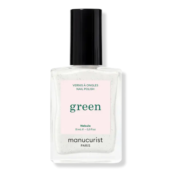 MANUCURIST Green Nail Polish, Quick Dry, Non-toxic Nail Polish With Gel-like Finish - Nebula