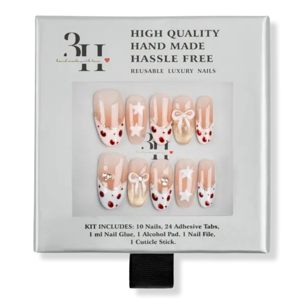 3H NAILS Starlet Handmade Press-on Nails - One-color