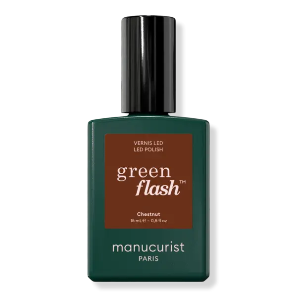 MANUCURIST Green Flash Led Gel Nail Polish, Non-toxic Nail Polish - Chestnut