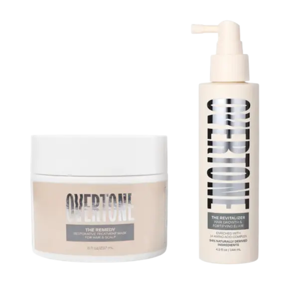 OVERTONE Repair & Color Refresh Duo Remedy Mask + Revitalizer - One-color