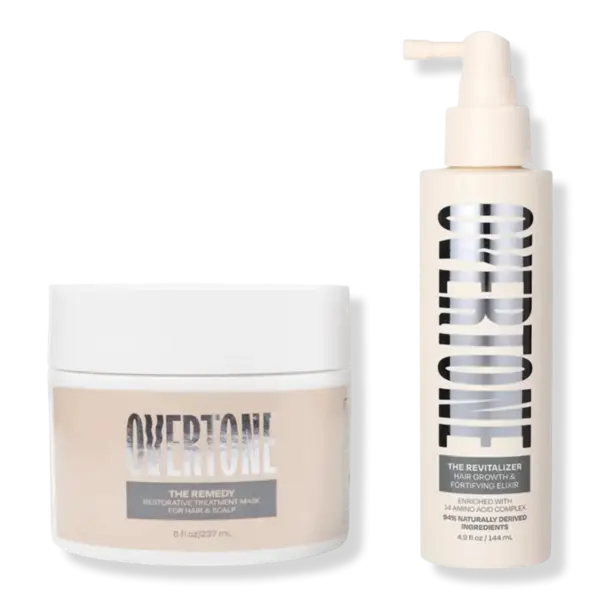 OVERTONE Repair & Color Refresh Duo Remedy Mask + Revitalizer - One-color