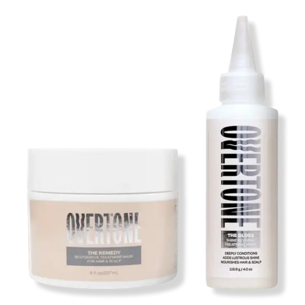 OVERTONE Repair & Shine Duo Remedy Hair Mask + Gloss