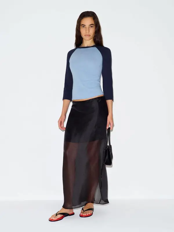 REFORMATION Noelle T-shirt - Blue