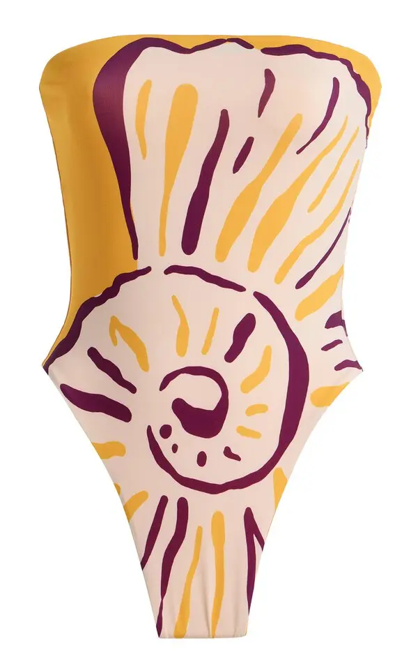 CALA DE LA CRUZ Lore One-piece Swimsuit - Yellow