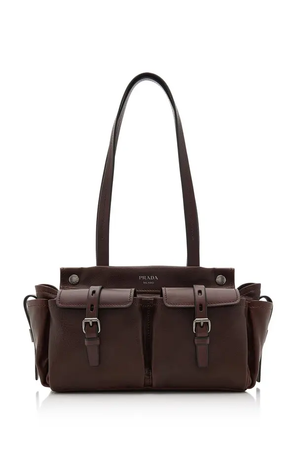Prada Medium Leather Tote Bag