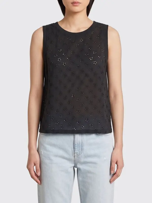 SEMICOUTURE Broderie Anglaise Lace Top