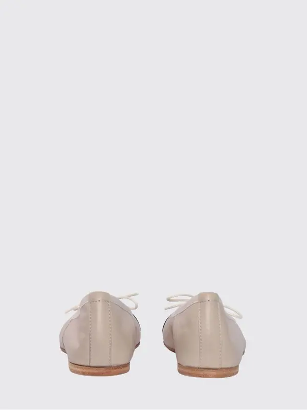 VIA ROMA 15 Leather Ballerinas - Butter