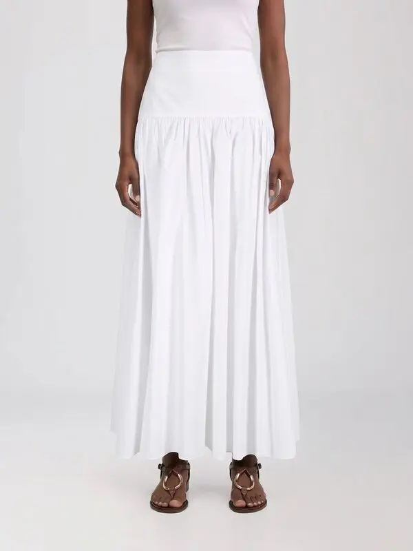 Staud Gathered Skirt - White