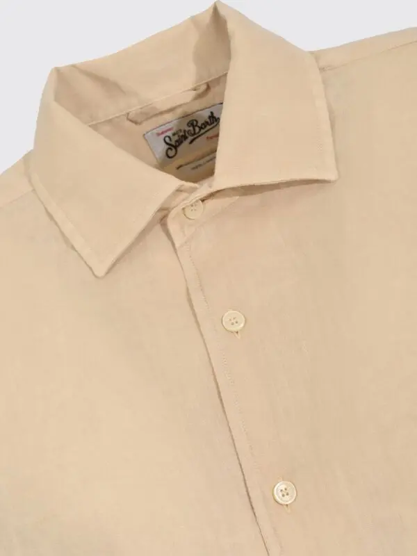 MC2 SAINT BARTH Linen Shirt - Beige