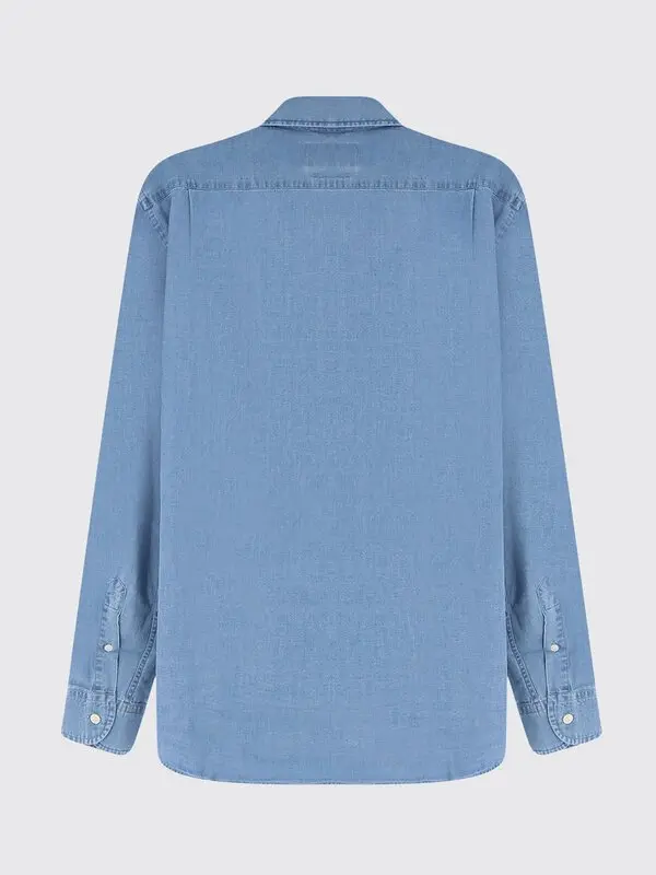 MC2 SAINT BARTH Linen Shirt - Blue 1