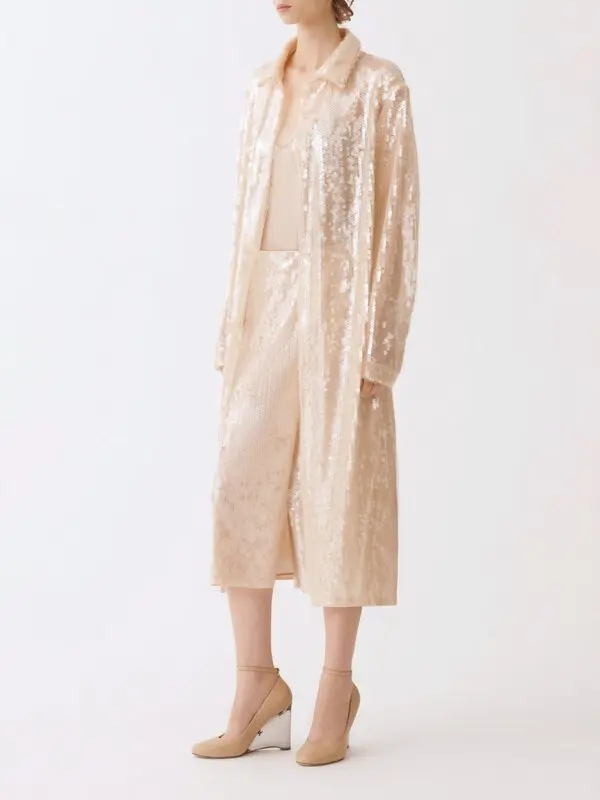 Fabiana Filippi Sequin Wrap Midi Skirt