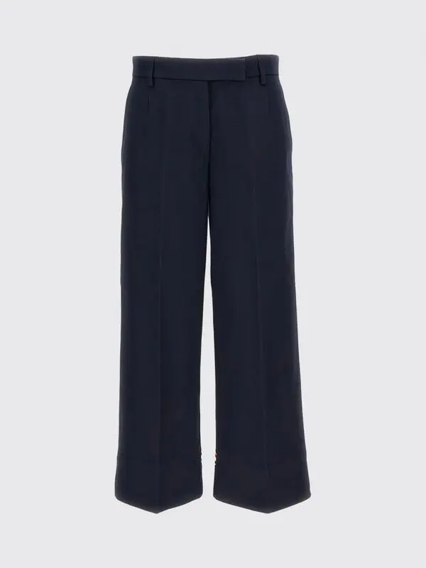 Thom Browne Cropped Fit Cotton Trousers