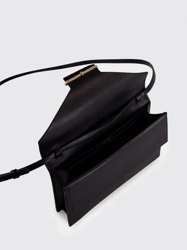 TOM FORD Calf Leather Shoulder Bag - Black
