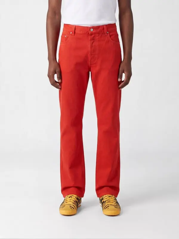 Versace Straight Leg Jeans - Red