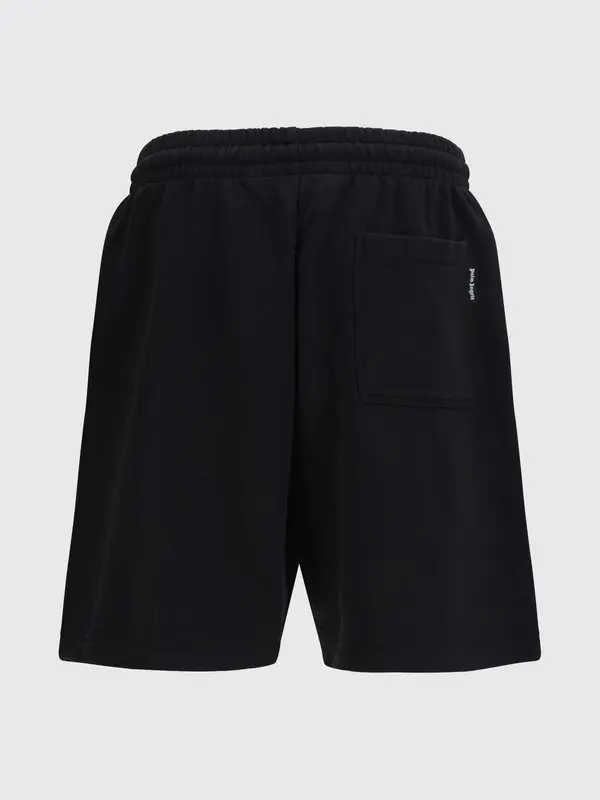 Palm Angels Cotton Jogging Shorts With Logo