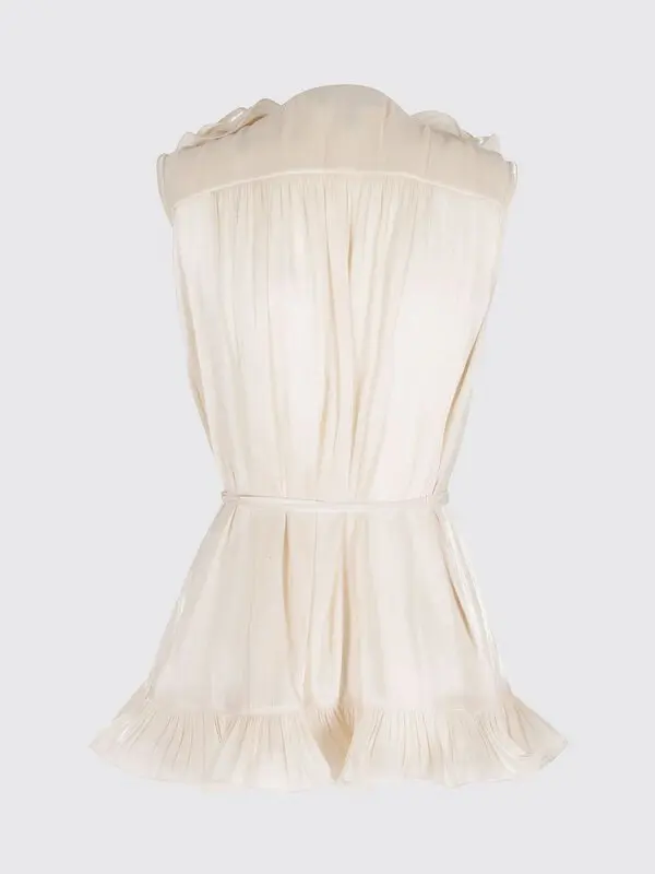NISSA Ruffled V-neck Top