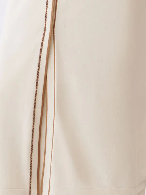 Fabiana Filippi Long Cotton Cardigan With V-neck