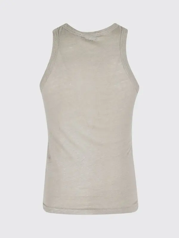 IRO PARIS Slim Fit Linen Off-the-shoulder Top - Olive