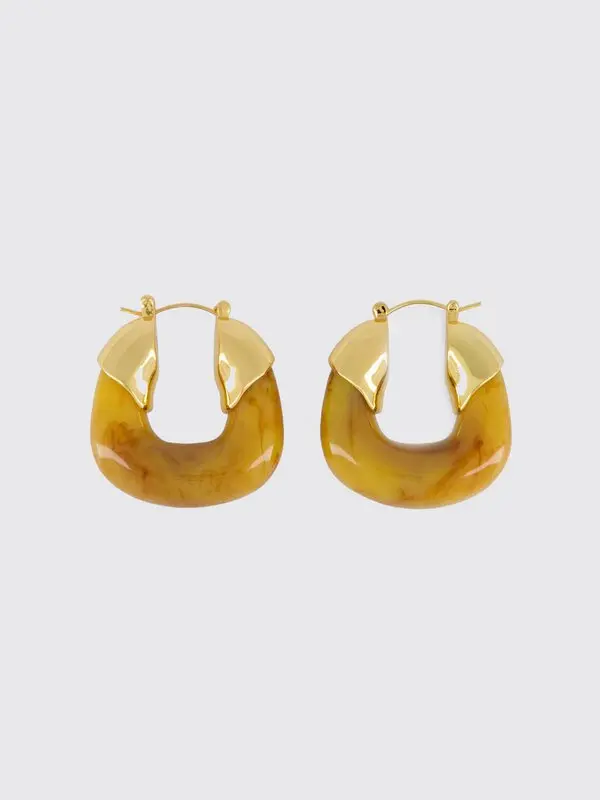 LIZZIE FORTUNATO Jewel" Hoop Earrings - Coffee