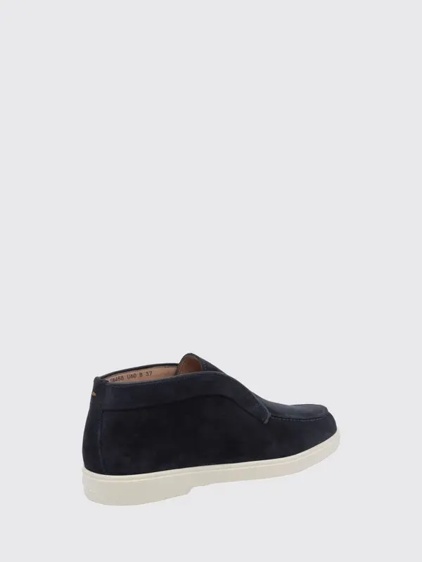 Santoni Desert Suede Ankle Boot - Blue