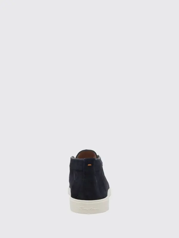 Santoni Desert Suede Ankle Boot - Blue