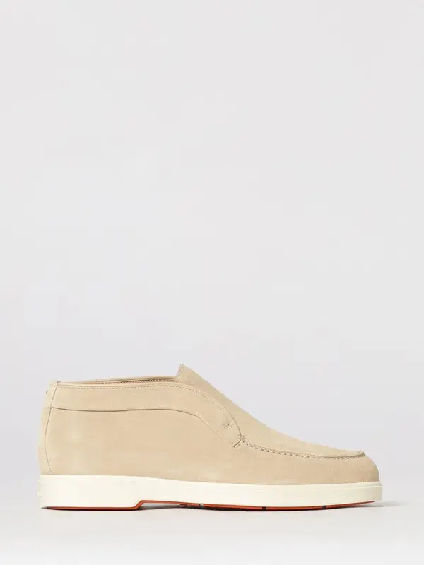 Santoni Desert Suede Ankle Boot - Pink