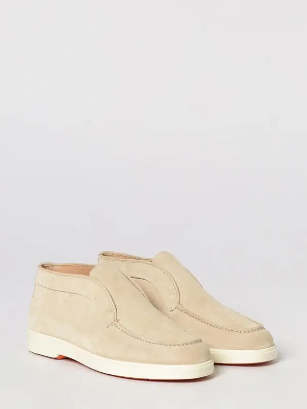 Santoni Desert Suede Ankle Boot - Pink