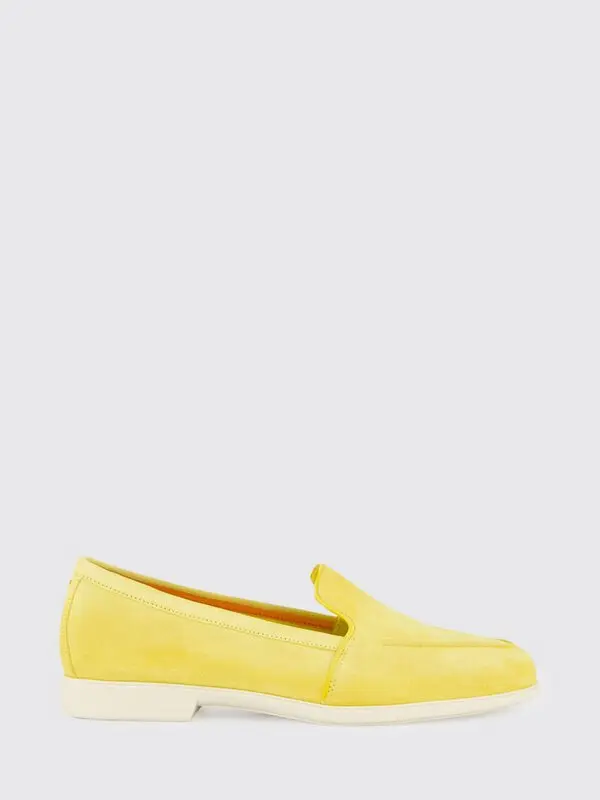 Santoni Malibu Suede Loafers - Yellow