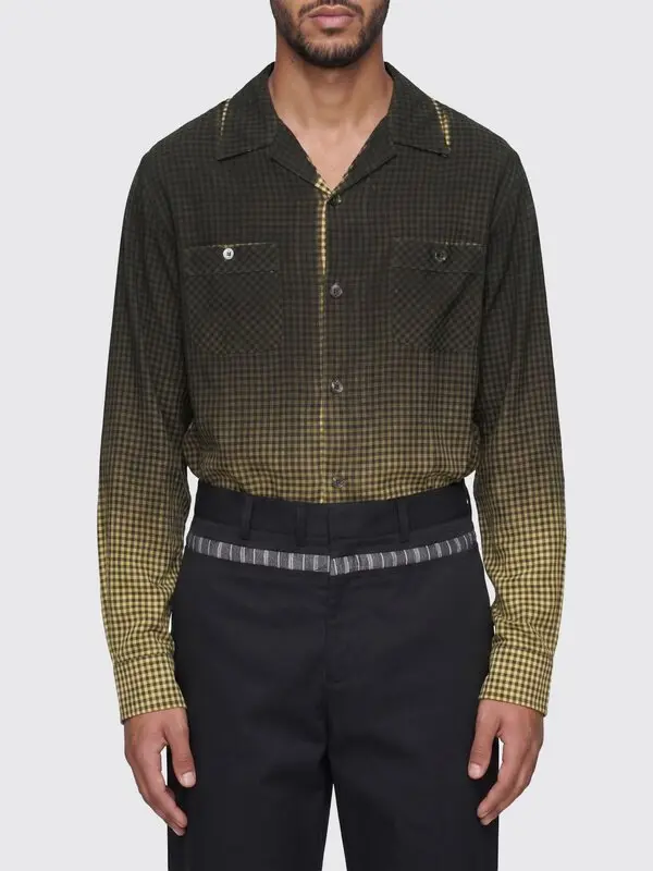 MAISON MARGIELA Vichy Cotton Shirt - Black