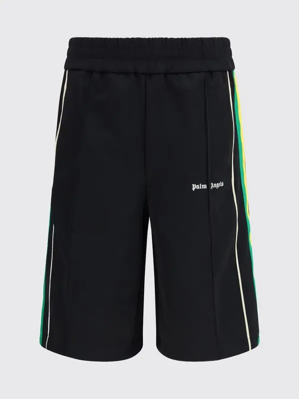 Palm Angels Stretch Technical Fabric Jogging Shorts