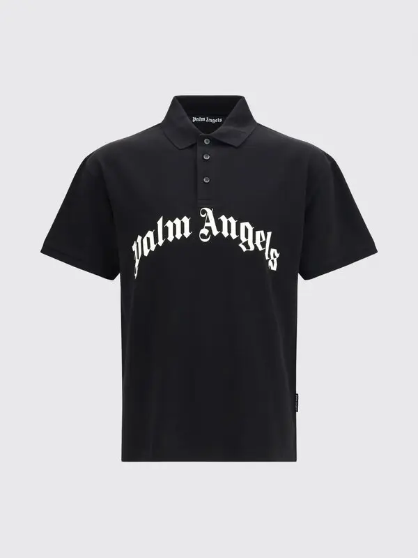 Palm Angels Polo Shirt - Black