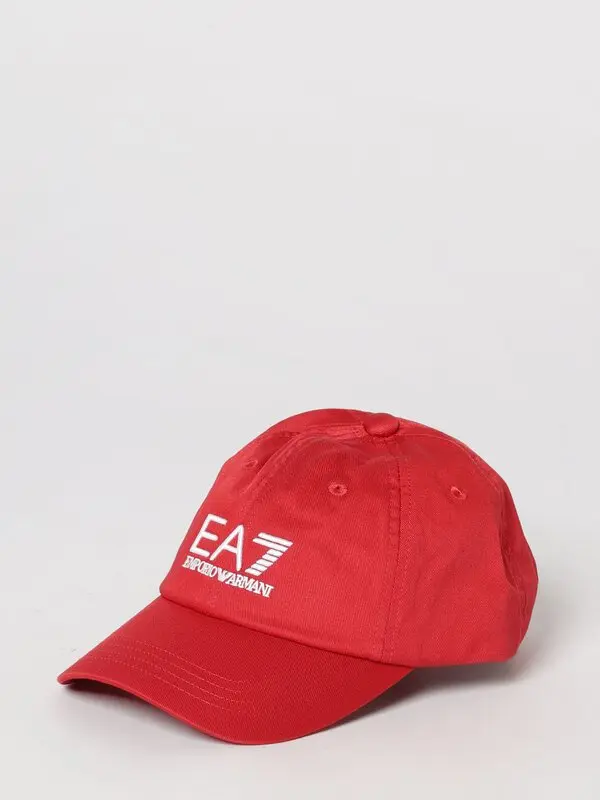 EA7 Logo Baseball Cap - Red