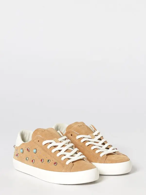 D.a.t.e. Embellished Suede Sneakers