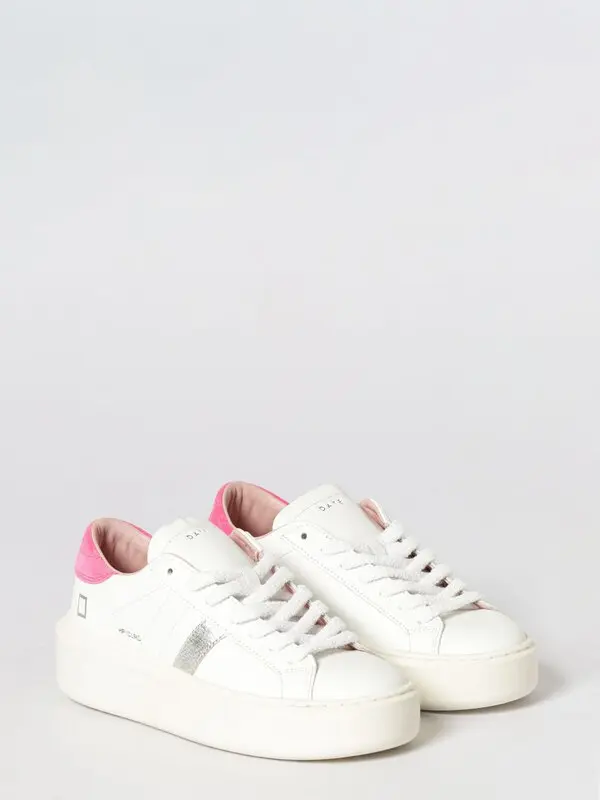 D.a.t.e. Sneakers - Fuchsia