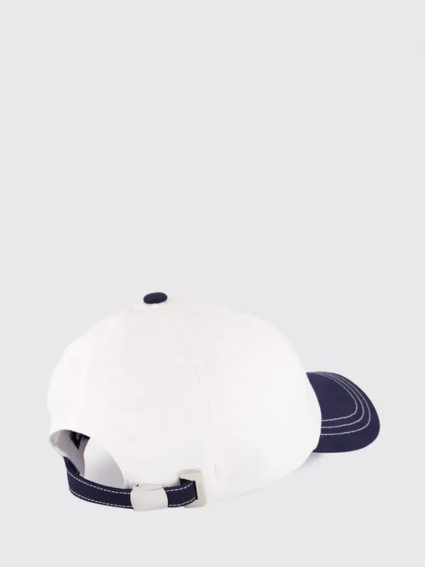 Balmain Embroidered Logo Cotton Twill Baseball Cap - White
