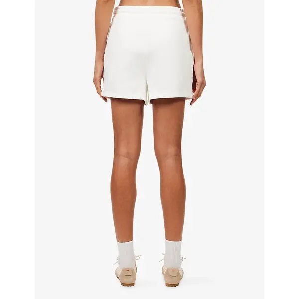 4TH & RECKLESS Clover Cotton-jersey Shorts - Cream