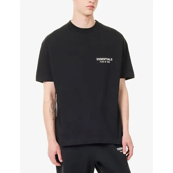 Fear Of God Logo-embroidered Cotton T-shirt