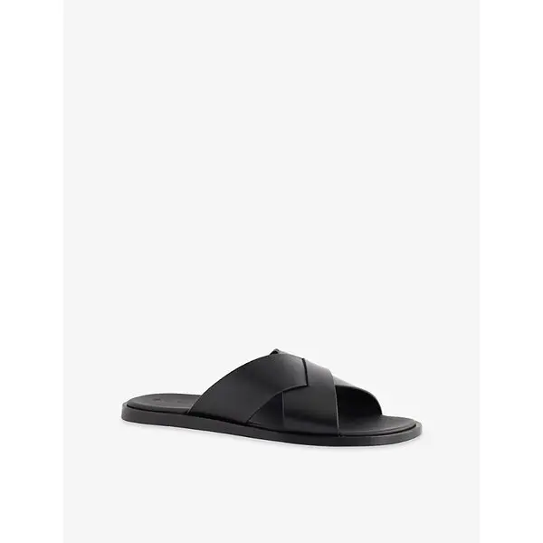 Orlebar Brown Muro Leather Sandals - Black
