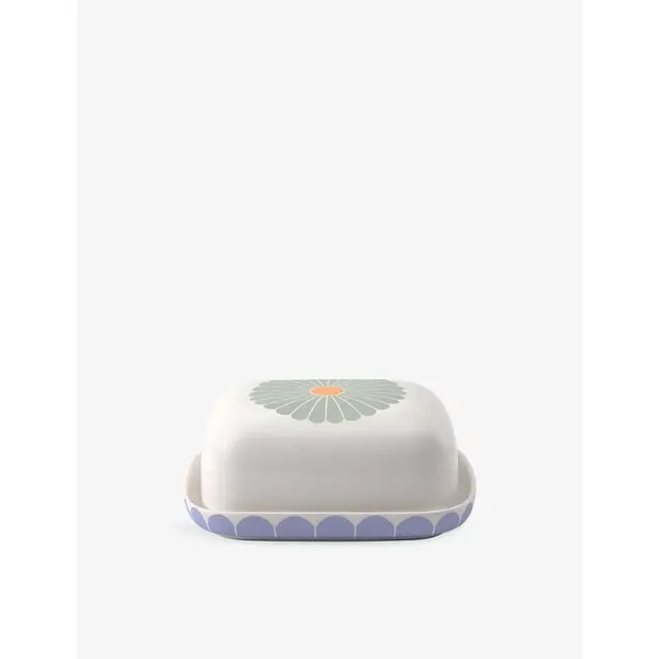 VILLEROY & BOCH Fleur Porcelain Butter Dish 14.8cm - One-color
