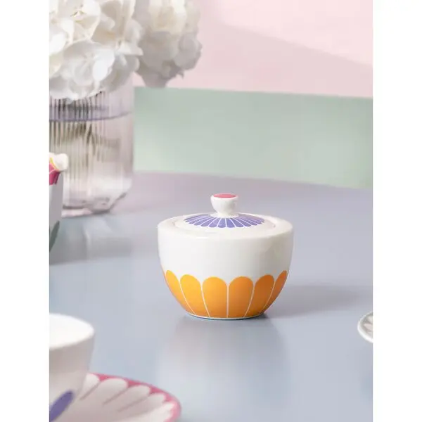 VILLEROY & BOCH Fleur Porcelain Sugar Bowl 9cm