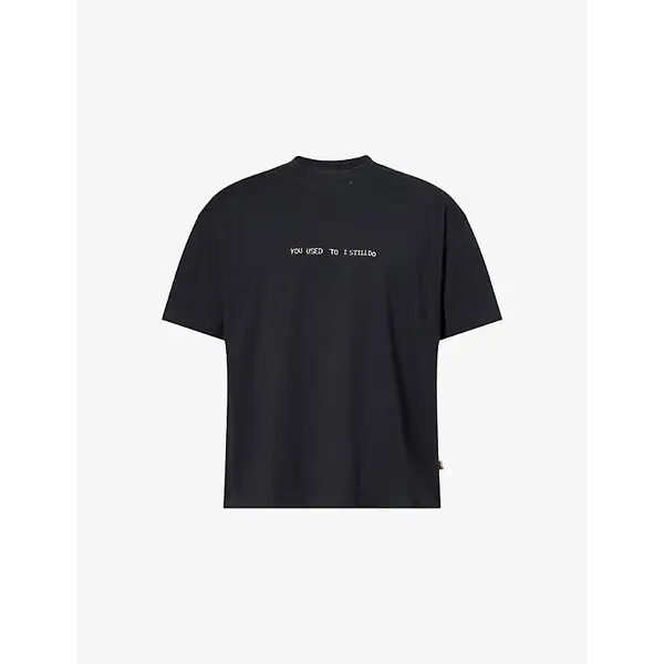HONOR THE GIFT You Used To I Still Do Cotton T-shirt - Black