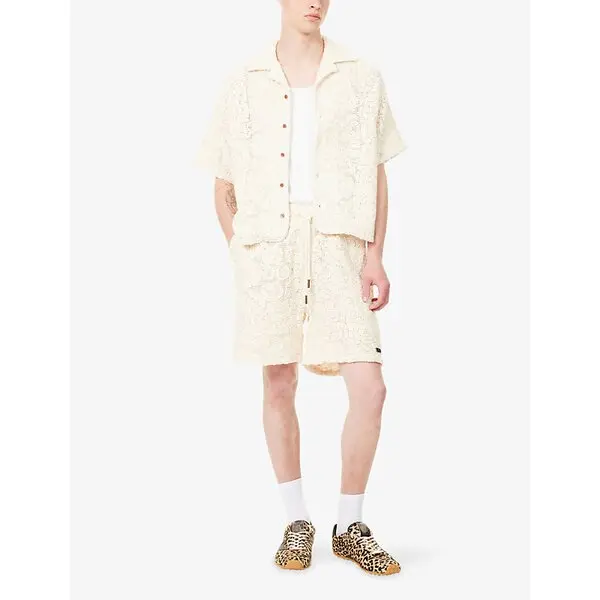 HONOR THE GIFT Mind Maze Lace Cotton-blend Shorts