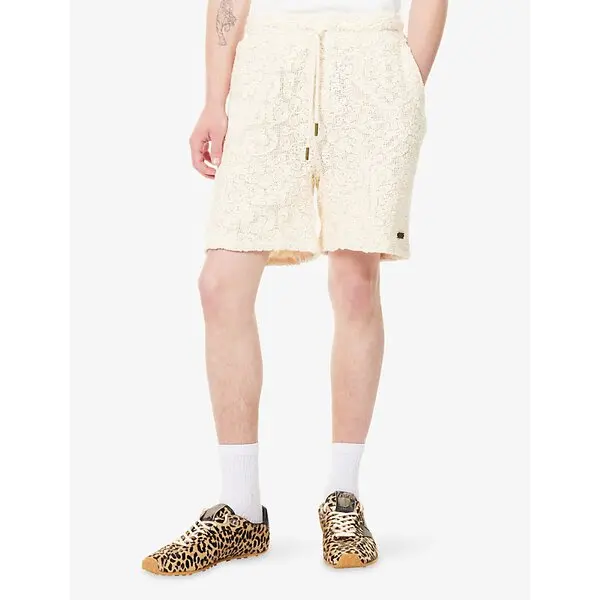 HONOR THE GIFT Mind Maze Lace Cotton-blend Shorts