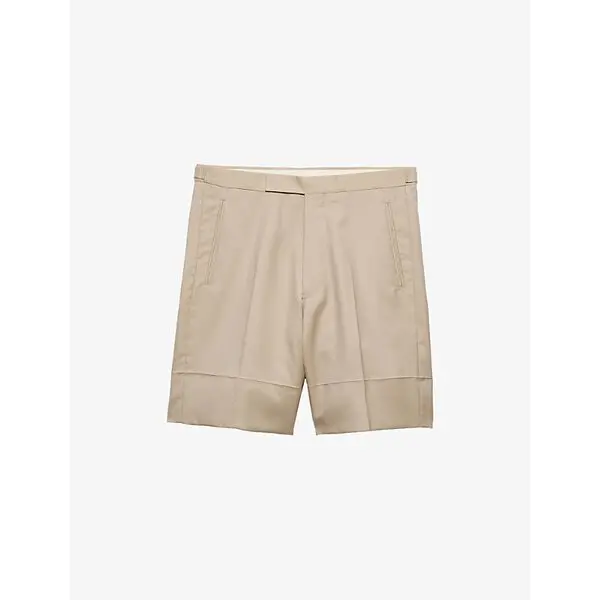 Prada Cotton Bermuda Shorts - Neutral