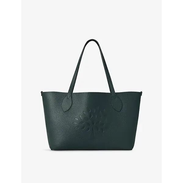 Mulberry Leather Tote Bag - Mulberry Green
