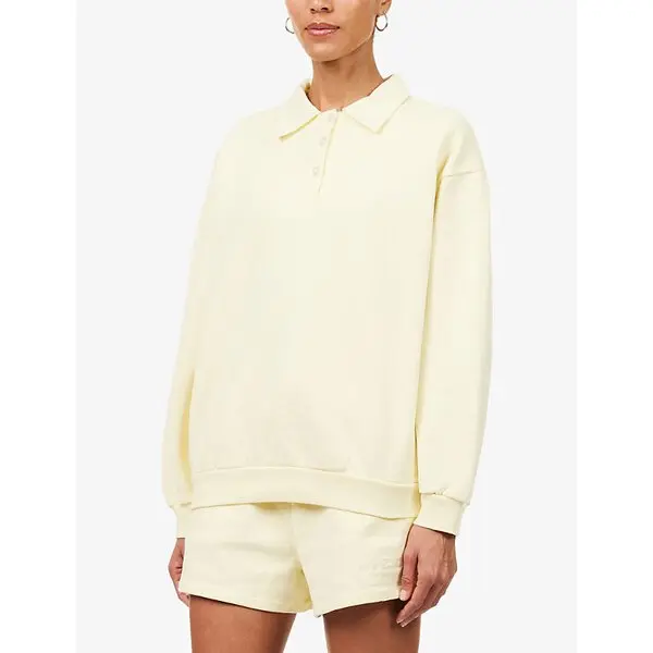 4TH & RECKLESS Clover Logo-embroidery Cotton-jersey Sweatshirt - Leon