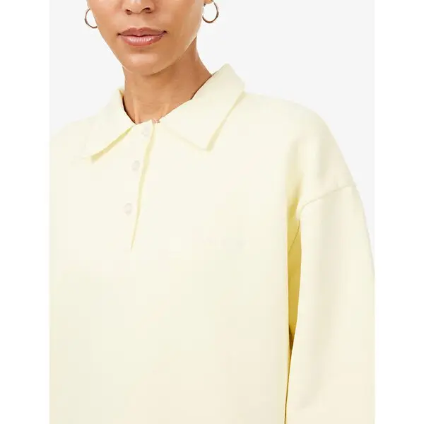 4TH & RECKLESS Clover Logo-embroidery Cotton-jersey Sweatshirt - Leon