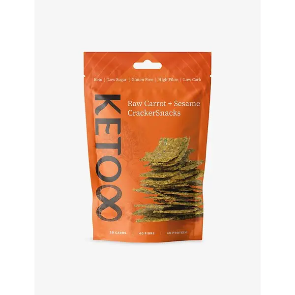KETO 8 Raw Carrot And Sesame Cracker Snacks 35g - One-color