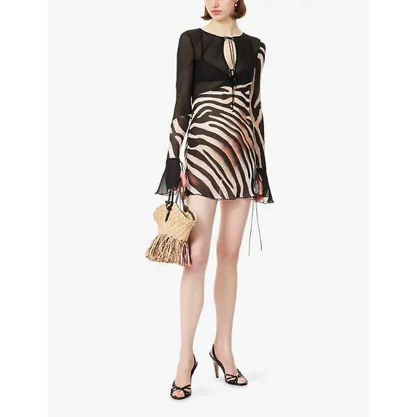 RAT AND BOA Sabine Printed Mini Dress