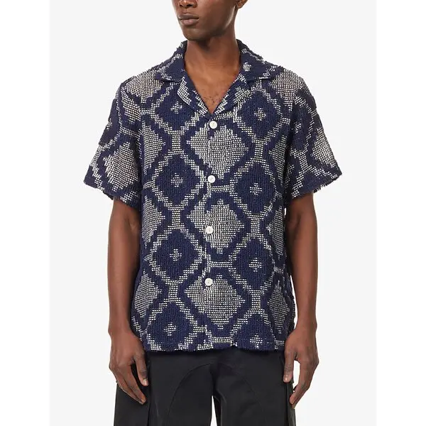 Oas Trastevere Cuba Cotton-blend Crochet Shirt